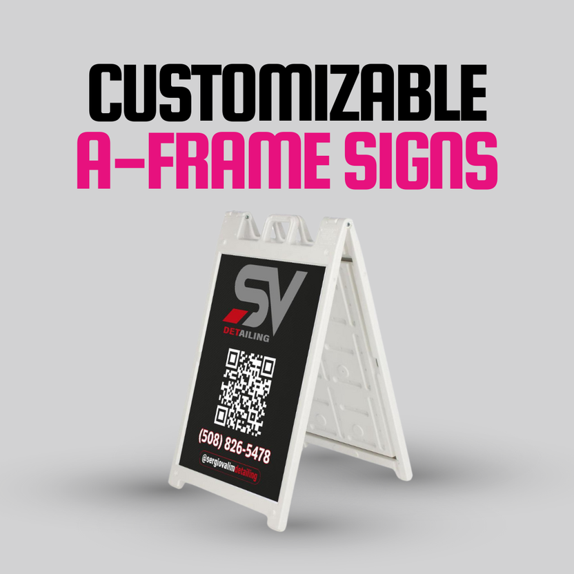 Customizable A-Frame Signs – Metrowest Graphics and Signs